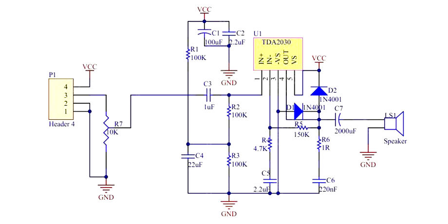 Tda2030 ic amplifier 12v