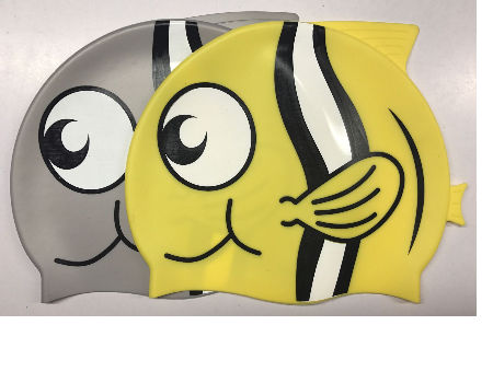 Kids' Swim Cap Fish Animal Shape Design 100% Good Stretch Soft and ...