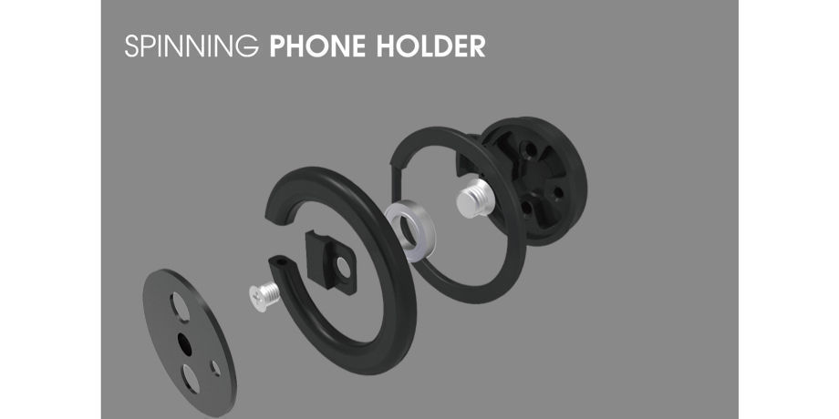 China Mobile Phone Tablet Metal Finger Grip Ring Holder 360 Rotating ...