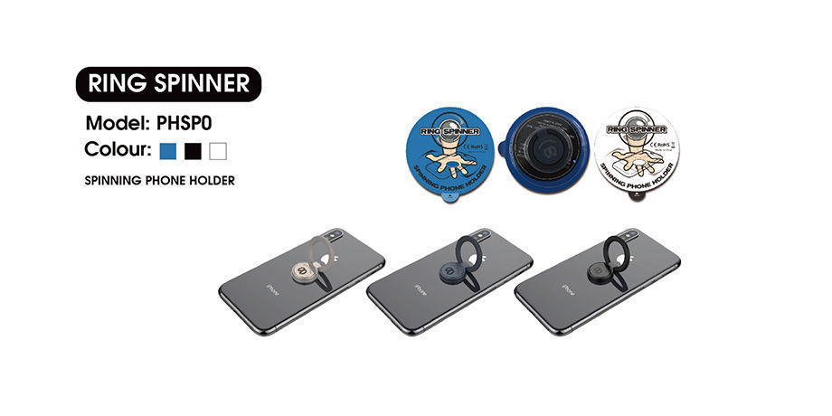 China Mobile Phone Tablet Metal Finger Grip Ring Holder 360 Rotating ...