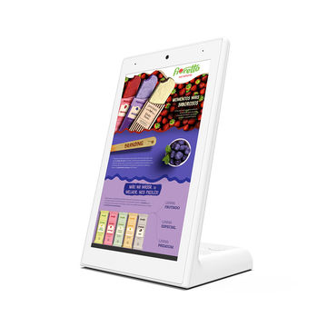 China WL8017T/8-inch Vertical L-Shaped Digital Signage Android Tablet ...