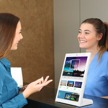 China WL8017T/8-inch Vertical L-Shaped Digital Signage Android Tablet ...