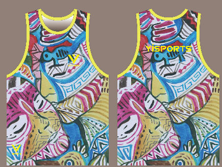 Sports Vests/Singlet, Made of 100% Polyester Fabric, with Digital ...