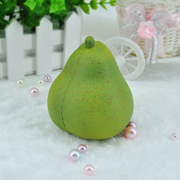 China Scented pears orange and grapes squishy ball stress relief toy on ...