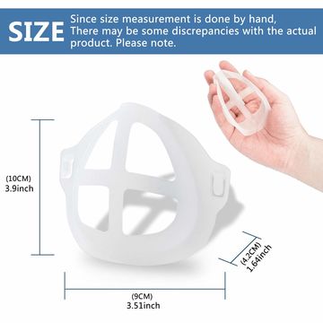 China3D Face Mask Bracket Inner Support Frame For Increase Breathing ...