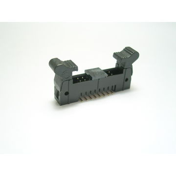 Taiwan Box Header with Latches in Right Angle, Straight Type, Measures ...