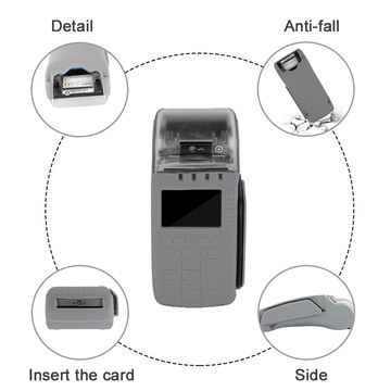China Grey Silicone Cover Well Protected for VX520C POS Terminals on ...