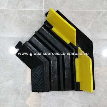 China Heavy Duty 2 Channel Rubber External Cable Protector With 1m ...