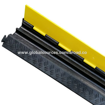 China Heavy Duty 2 Channel Rubber External Cable Protector With 1m ...