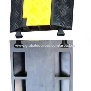 China Heavy Duty 2 Channel Rubber External Cable Protector With 1m ...