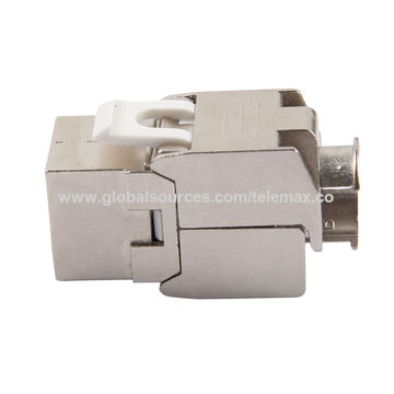 China Cat.5E/6/6a/7 UTP/FTP 180 Degree Keystone Jack Tool Free ...