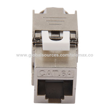 China Cat.5E/6/6a/7 UTP/FTP 180 Degree Keystone Jack Tool Free ...