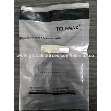 China Cat.5E/6/6a/7 UTP/FTP 180 Degree Keystone Jack Tool Free ...