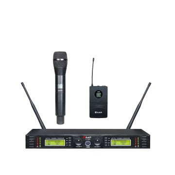 China Wireless Microphone with Phase-locked Loop Controlled, UHF, 60*2 ...