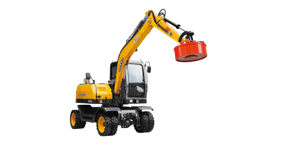 ChinaChina Wheeled Magnet Excavator for Sale on Global Sources