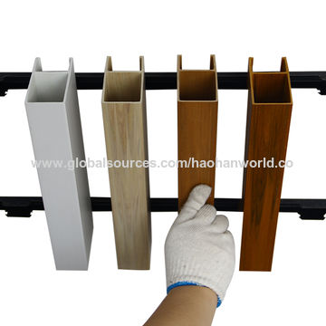 ChinaRestaurant WPC Timber Tubes and Modern Design Indoor Decorative ...