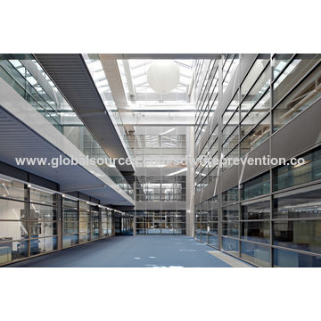 China E90 13mm fireproof laminated glass partition fire partition ...