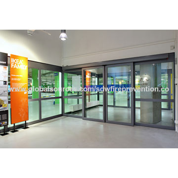 China E90 13mm fireproof laminated glass partition fire partition ...