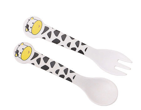 Bamboo Fiber Colorful Sporks Recyclable Eco-Friendly Perfect for kids ...