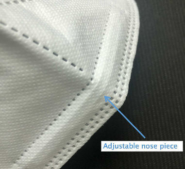 KN95 FFP2 Ear-Loop Folding Face Mask respirator, kn95 color mask KN95 Face Mask kn95 five layers ...