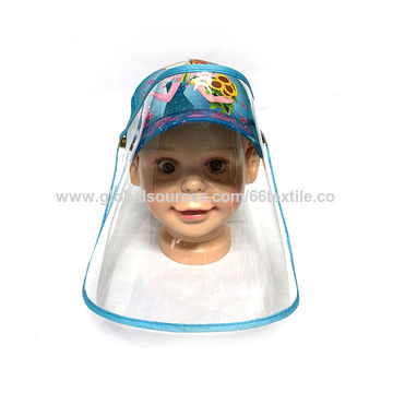 China Children cotton baseball cap TPU face shield on Global Sources ...