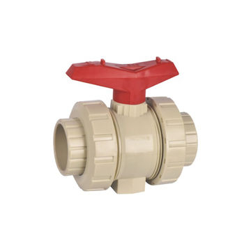 China Cpvc pvc plastic screw type therad true double union ball valve ...