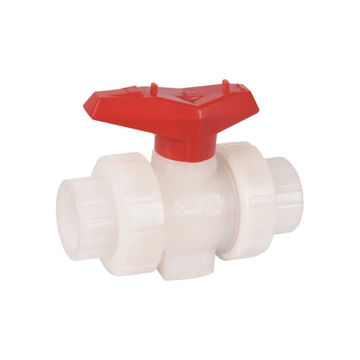 China Cpvc pvc plastic screw type therad true double union ball valve ...
