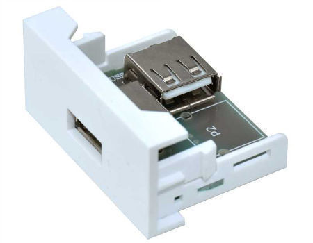 China 22.5x45 USB adapter modular jack connector, NEPCI XJY-DMT-USB2.0 ...