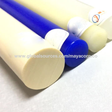 ChinaPlastic round bar rod sheet PE HDPE PTFE POM nylon bar plate on ...