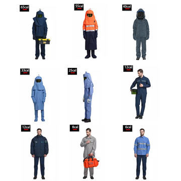 China33 cal arc flash robe ppe kit suits, Industry protective clothing ...