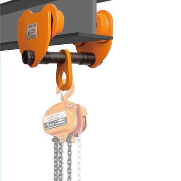 China SEAGULL,GCT610 Orange Chain Hoist Trolley , 10 Ton Manual Hoist ...
