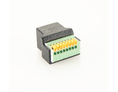 China Terminal Block 8 pin RJ45 female 8P8C on Global Sources,RJ45 to ...