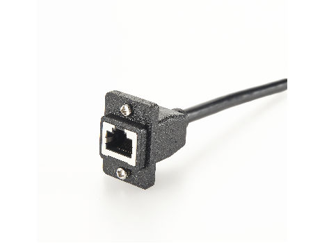 China Flanged Panel Mounted RJ45 Coupler cable on Global Sources,ECF ...