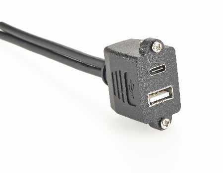 China Combo Jack, USB-C 3.1, Single USB , Panel Mount Cable on Global ...