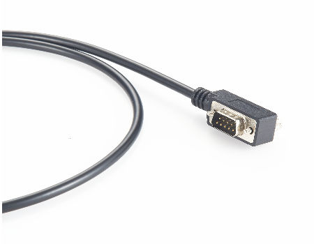 China Right Angle D-Sub Cable DB9 DB15 VGA Low Profile Molded on Global ...