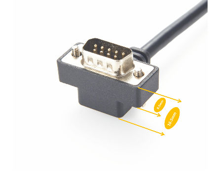 China DB9 Null Model Cable - Right Angle - Low Profile Cable on Global ...