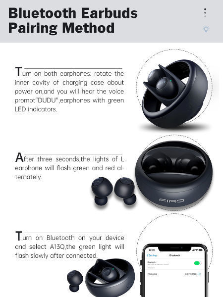 China Invisible In-Ear Star Ring Wireless Bluetooth Earbuds, Touch ...