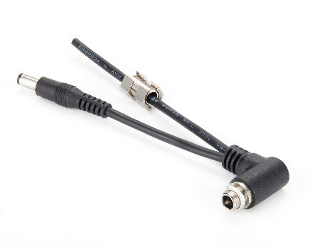 Locking DC Power Cable Right Angled 5.5mm/2.1mm DC, Panel Mount DC ...