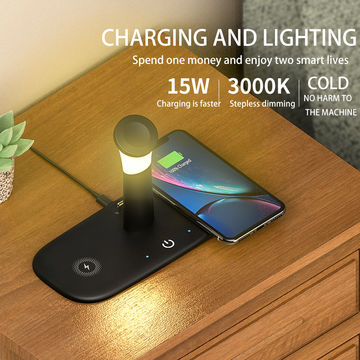China Multi-function small night light wireless charging on Global ...