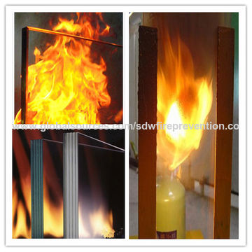 China EW90 15mm thick fire resistant glass laminated glass fire ...