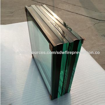 China EW90 15mm thick fire resistant glass laminated glass fire ...