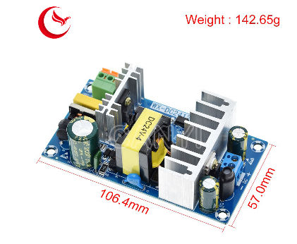 4A To 6A 24V stable high power 100W switching power pcb board AC DC ...