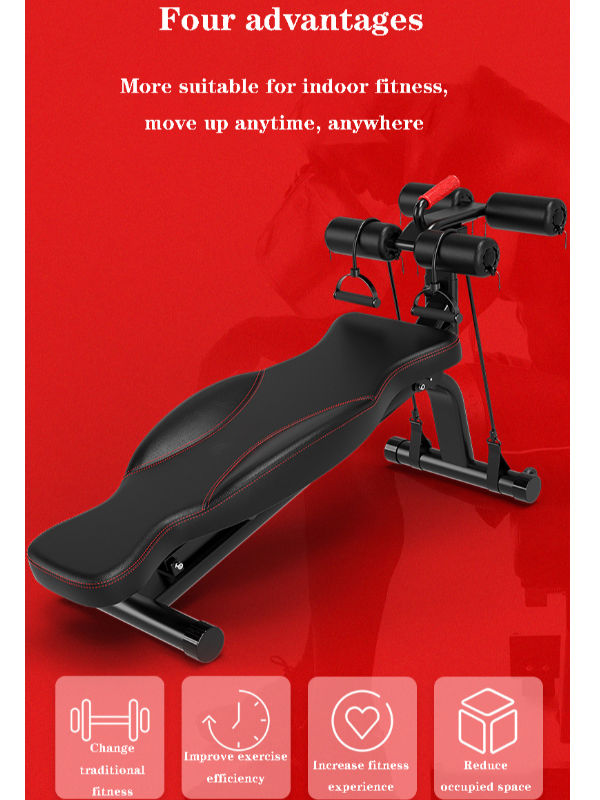 ChinaGym folding bench press weight lifting supine bench weight with ...