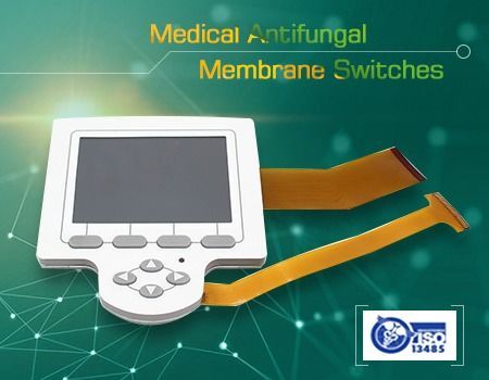 China Membrane keypad with metal backer assemblies manufacturer on ...