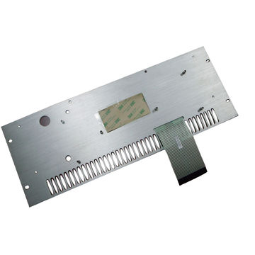 China Membrane keypad with metal backer assemblies manufacturer on ...
