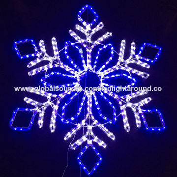 China 36in animated LED Snowflake Rope lights Christmas Motif indoor ...