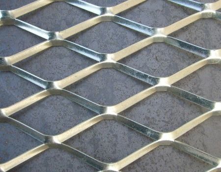 Steel or Aluminum Flat Expanded Metal Mesh, Flat expanded metal mesh ...