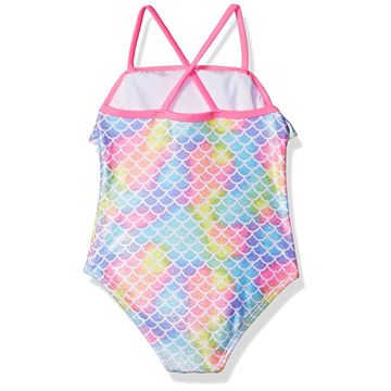 China Girls' One Piece Bikini, Mermaid Princess Swimsuit With Foil ...