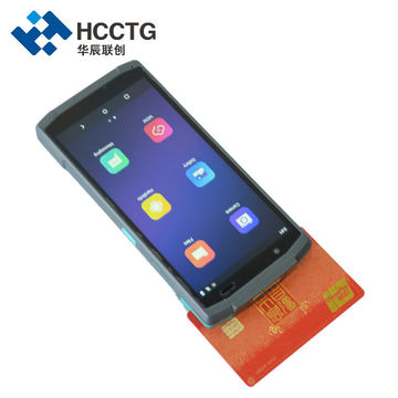 China 5.7 Inch New Style Android 10 EMV Amex Certificates Handheld POS ...