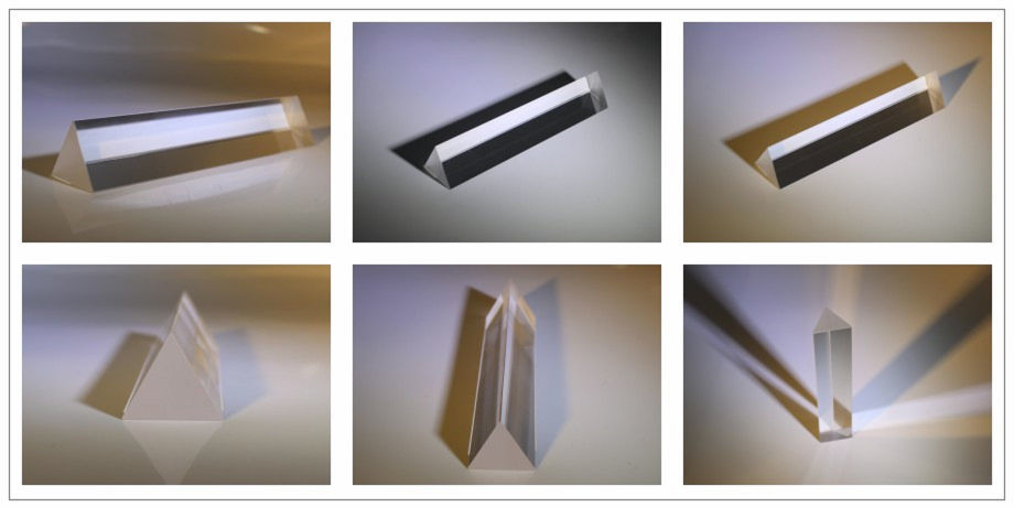 China2020 hotsale optical K9 crystal glass triangular prism 30*30*50mm ...